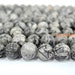 15.5 8mm Natural Grey Map Stone Round Beads - Etsy