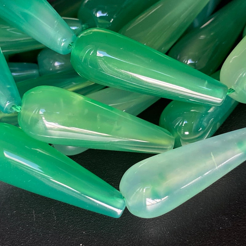 Green Teardrop - Etsy