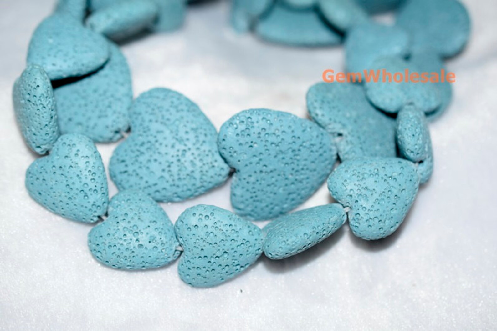 15.5 20mm/28mm Light Blue Lava Heart Pendant Blue Lava - Etsy