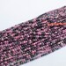 15.5" Rhodonite 2mm Round Beads, High Quality Rhodonite Semi-precious ...