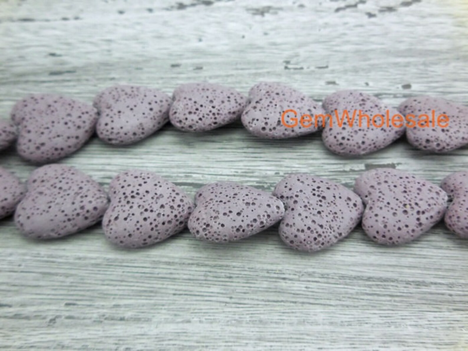 15.5 Purple Lava Heart Pendant 20mm/28mm Purple Lava | Etsy