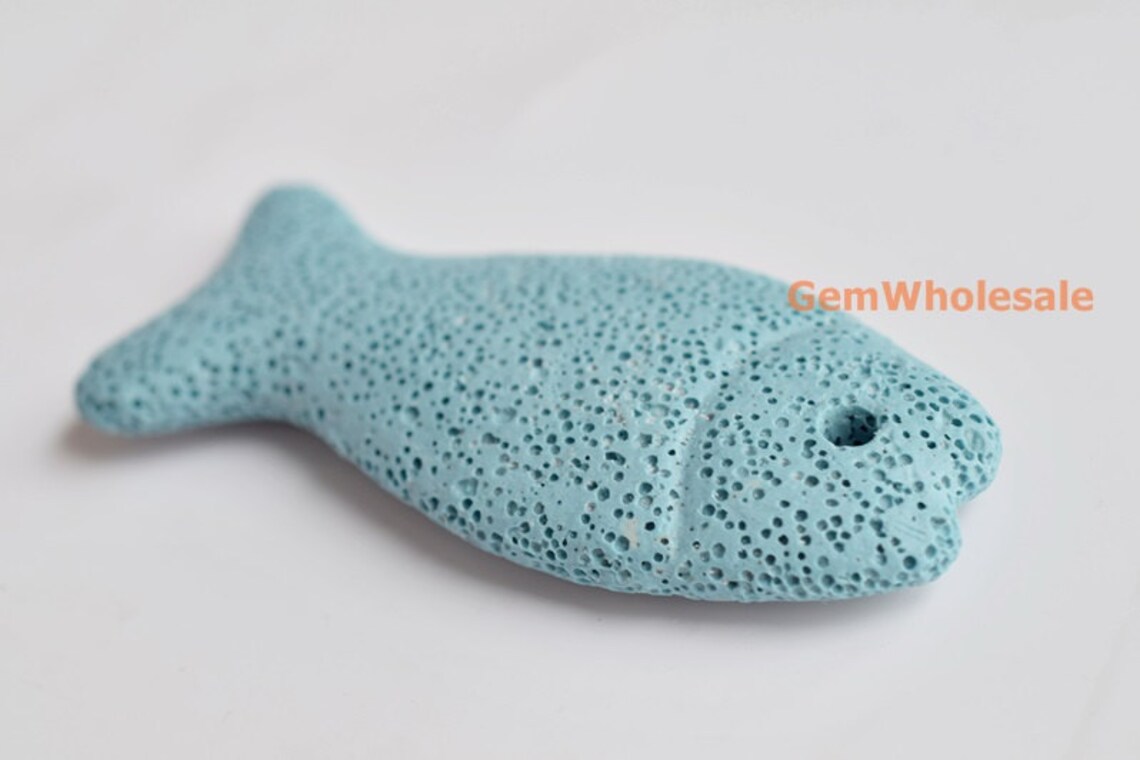 4PCS 30x70mm Light Blue Lava Fish | Etsy