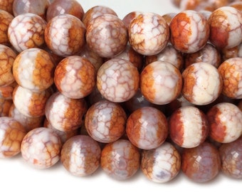 14.5 Red Color Bulk Tibetan Dzi Beads 10mm/12mm Round | Etsy