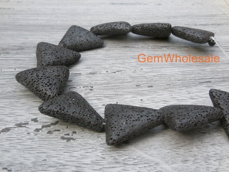 15.5 Lava Triangle Shape 28x28mm Lava Triangle Pendant - Etsy