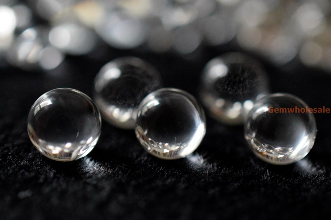 4PCS 8mm/10mm/12mm/14mm/16mm/18mm/20mm AA Natural Clear Rock Quartz ...