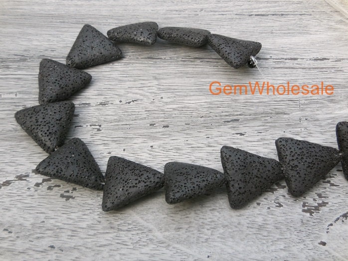 15.5 Lava Triangle Shape 28x28mm Lava Triangle Pendant - Etsy