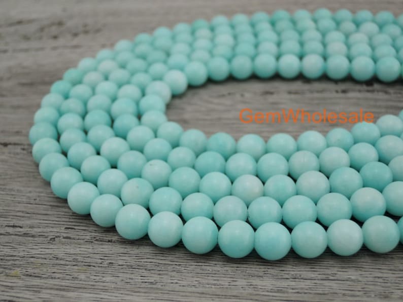 15 Light Blue Malaysian Jade 6mm/8mm/10mm/12mm Round | Etsy