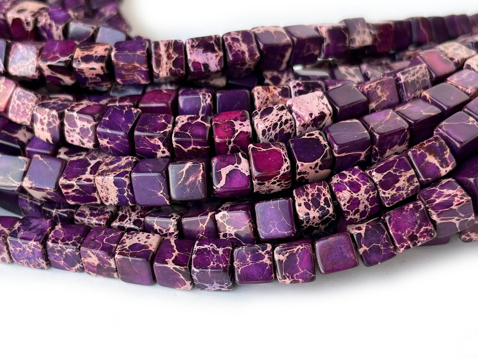 15.5 6mm High Quality Purple Sea Sediment Imperial - Etsy