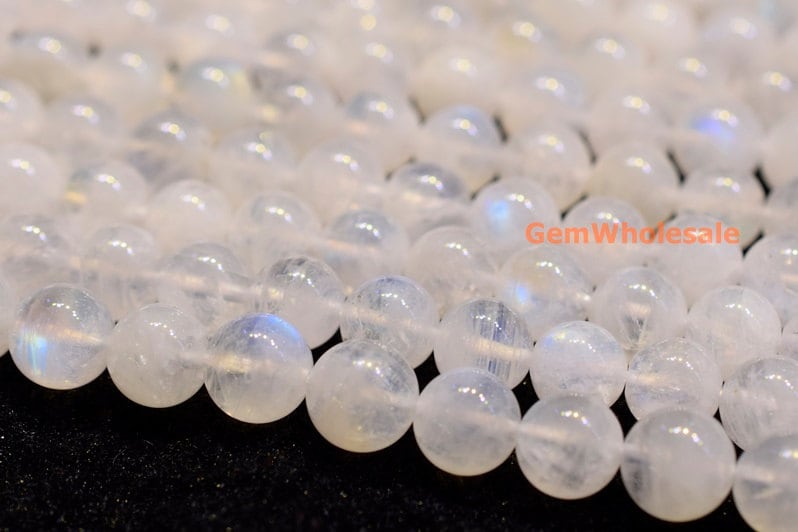 7.5 78mm High quality Moonstone round beads moonstone | Etsy