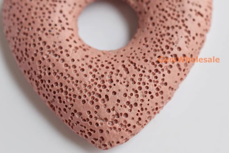 4PCS 50x50mm Light Red Lava Heart - Etsy