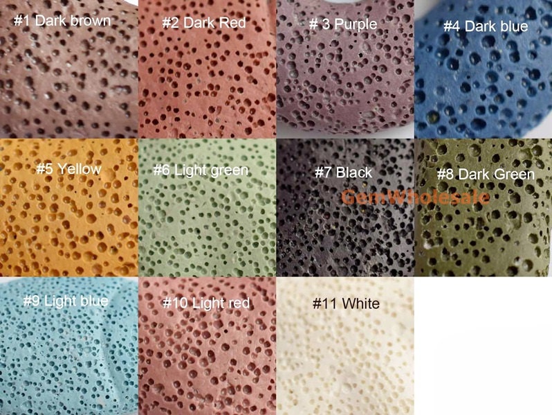 4PCS 50x50mm Light Red Lava Heart - Etsy