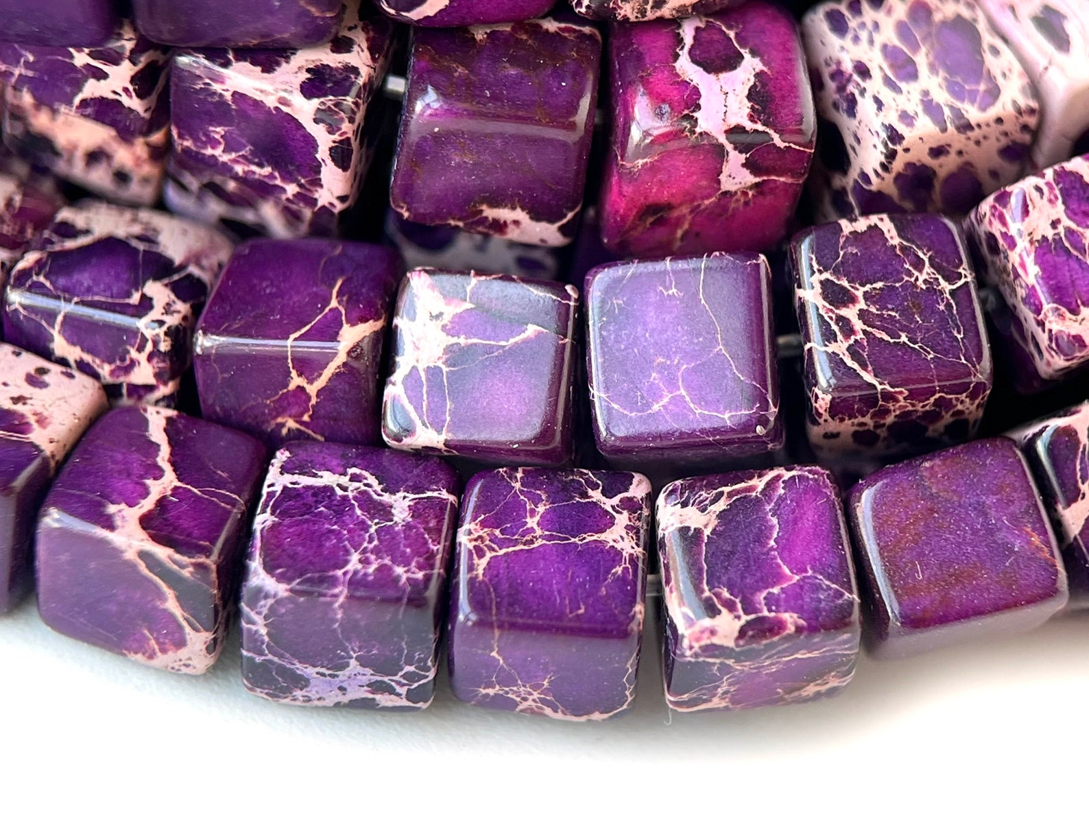 15.5 6mm High Quality Purple Sea Sediment Imperial - Etsy
