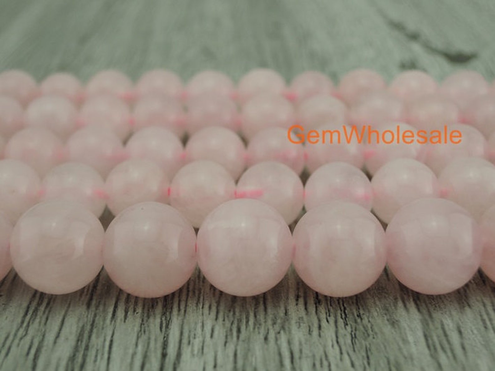 15.5 4mm/6mm Rose Quartz Round Beads Pink Gemstone DIY - Etsy