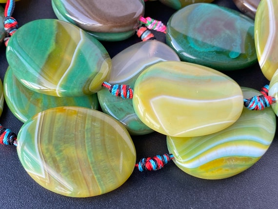 Flat agate beads store