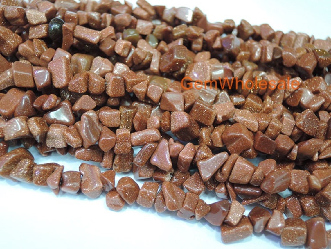 34 Golden Sandstone 5x10mm Chips Golden Sandstone | Etsy