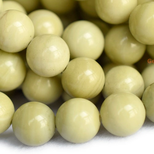 16 6mm/8mm/10mm Natural Butter Jade Round Beadssoft - Etsy