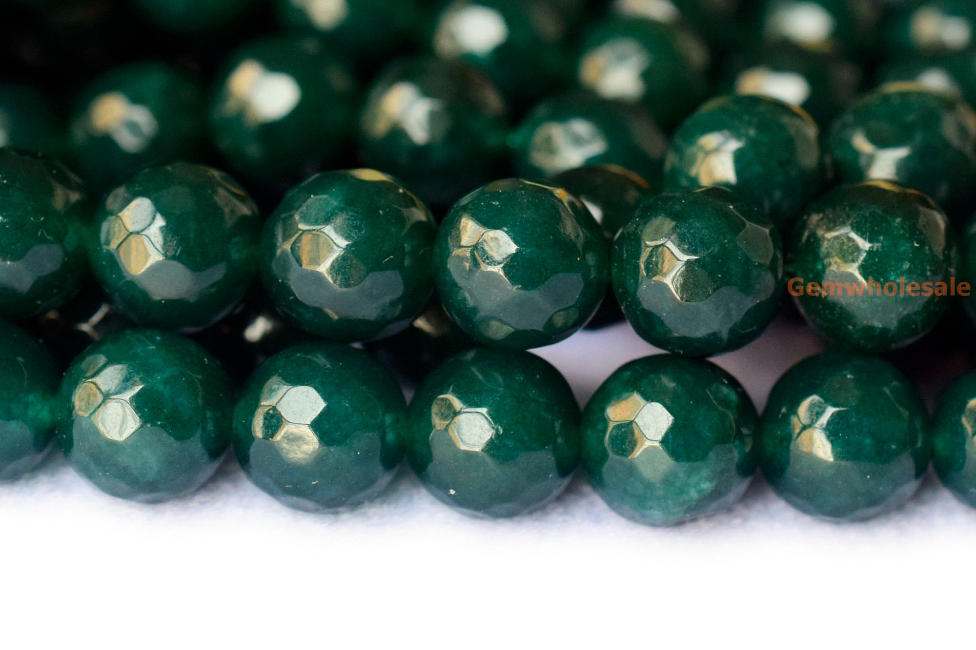 15 Dark bluish green Malaysian jade 8mm/10mm round | Etsy