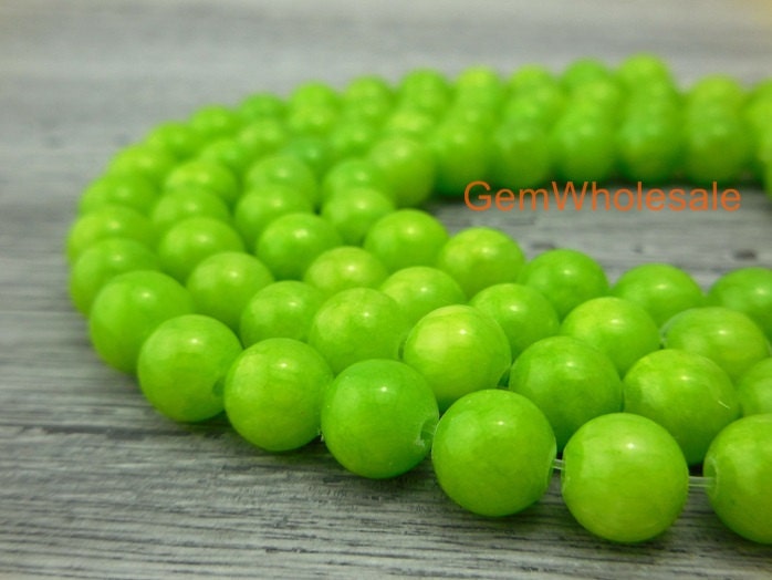 Green Jade Beads - Etsy