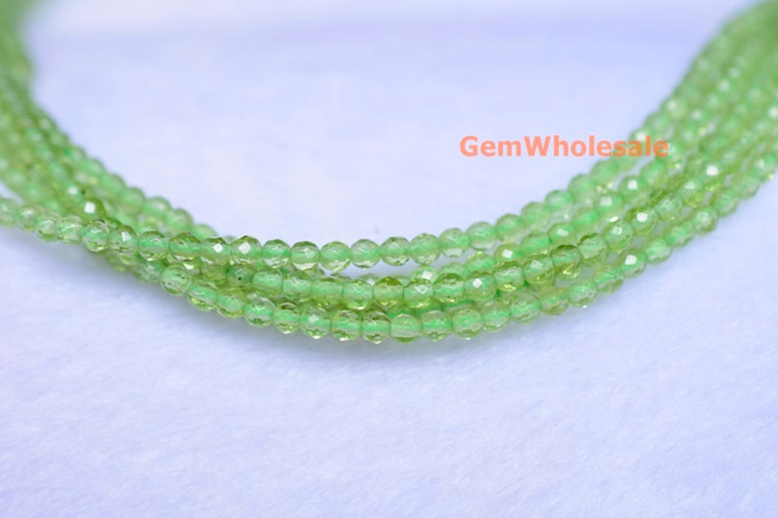 15.5 3mm Peridot Round Faceted Beads Small Yellow Green - Etsy