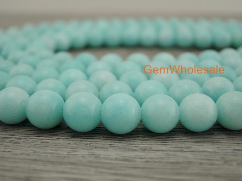 15 Light Blue Malaysian Jade 6mm/8mm/10mm/12mm Round | Etsy