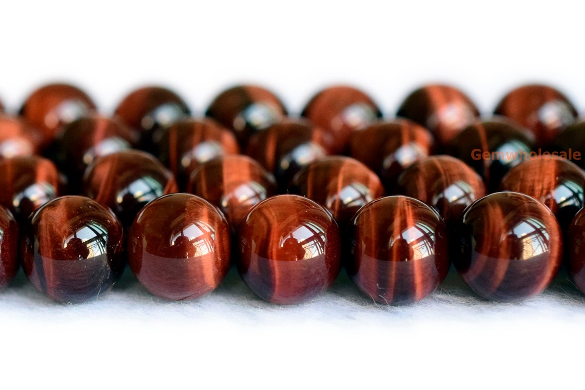 15.5" 12mm/14mm/16mm/18mm Natural Red Tiger Eye Round Beads, High ...