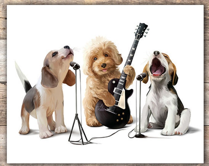 Funny Dog Wall Art 8x10 Puppy Wall Decor - Etsy