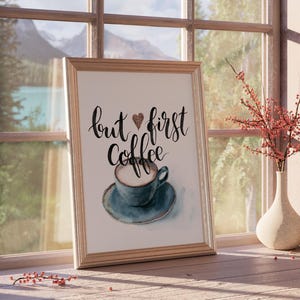 But First Coffee Wall Art Print Unframed 8x10 - Etsy