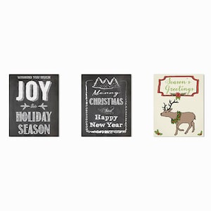30 Christmas Printables MEGA PACK - 8x10 Holidays, Christmas Decor, Let ...
