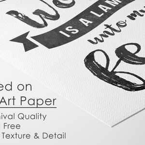 Scripture Wall Art Christian Prints (set of 6) - 8x10s | Chalkboard ...