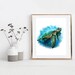 Sea Turtle Art Print 8x10 Beach Wall Decor - Etsy