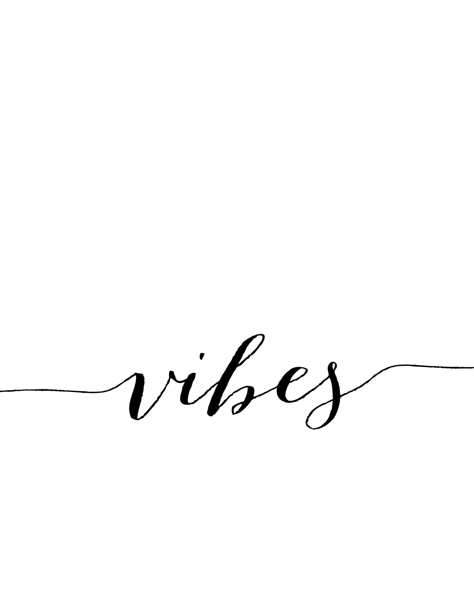 Good Vibes Only Calligraphy Wall Art Set of 3 8x10s | Etsy