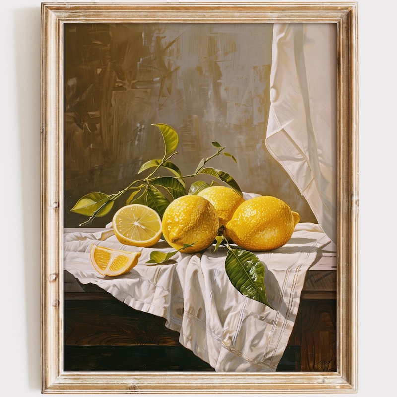 Lemon Still Life - Etsy