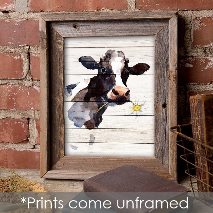 Rustic Farm Animals set of 4 8x10s cow Sheep Rooster - Etsy