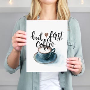 But First Coffee Wall Art Print Unframed 8x10 - Etsy
