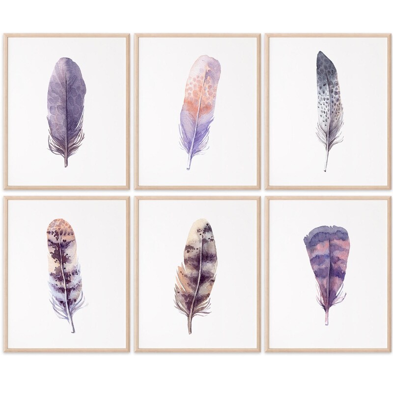 Feather Art Print - Etsy