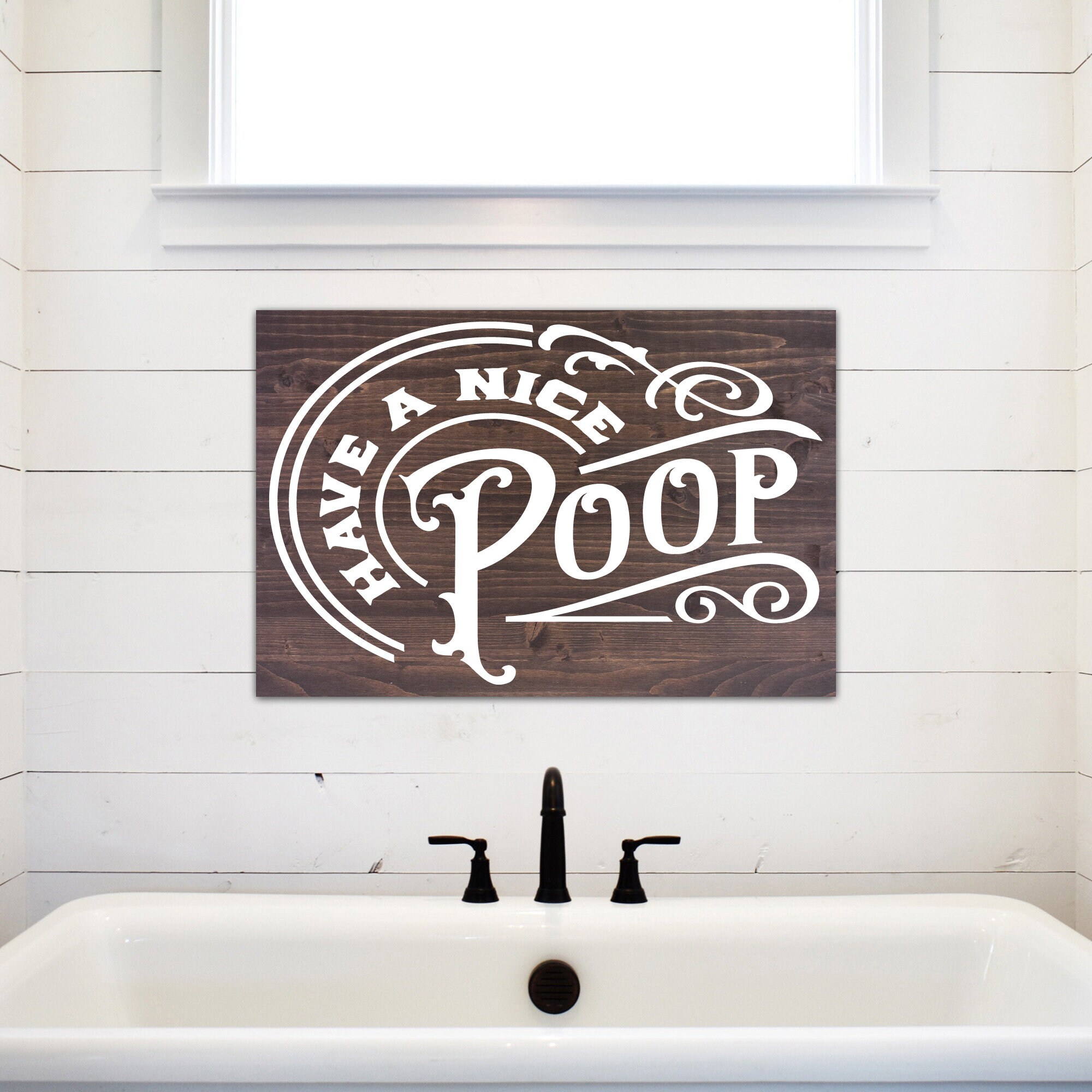 Have A Nice Poop Funny Bathroom Sign Fast Shipping & Ready | Etsy