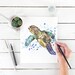 Sea Turtle Wall Art Print 8x10 Beach Wall Decor - Etsy