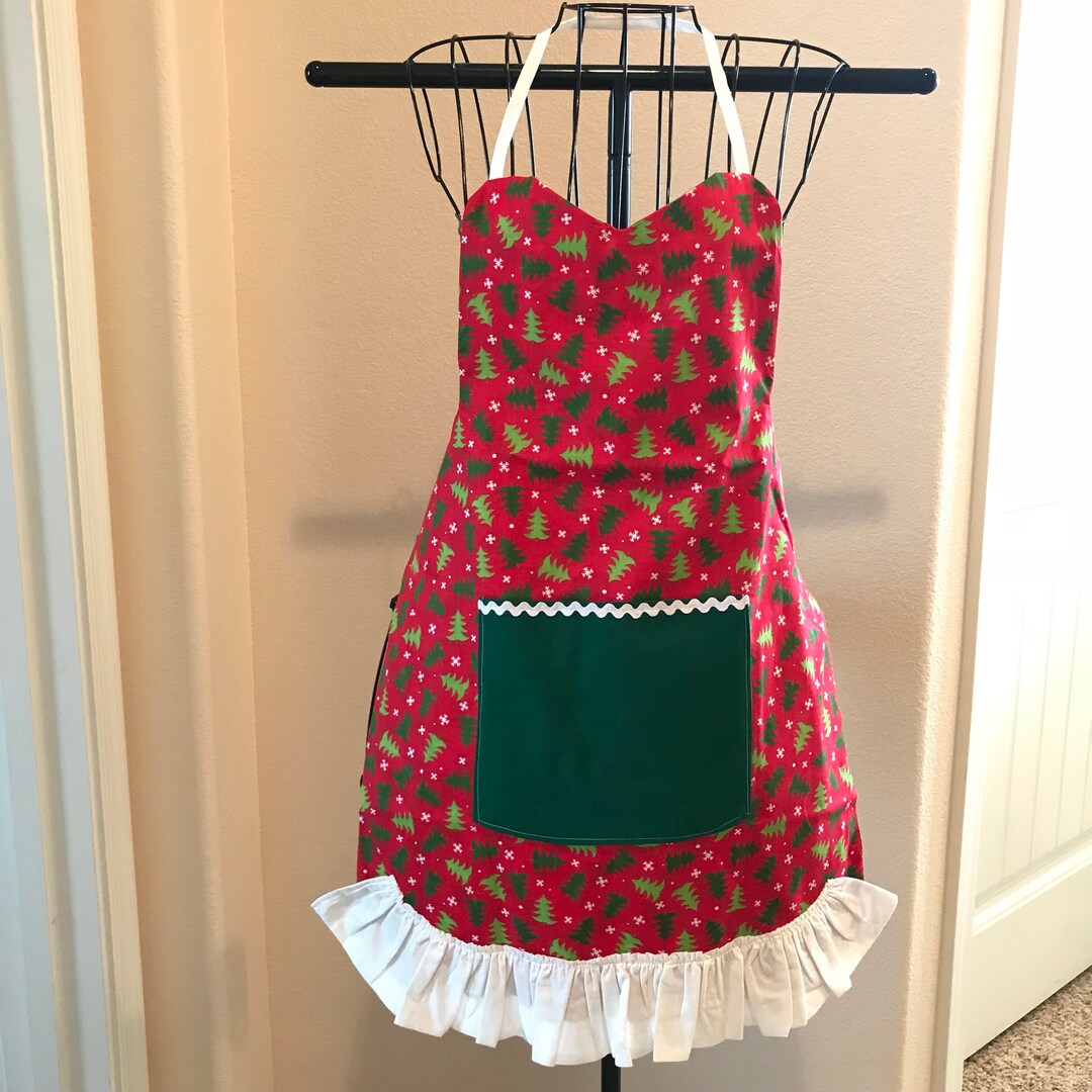 Christmas Tree Apron - Etsy