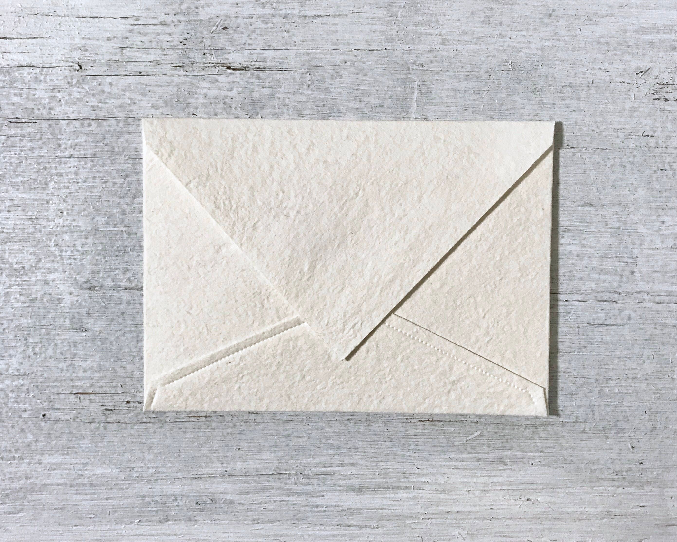 Handmade paper envelopes custom handmade paper custom | Etsy