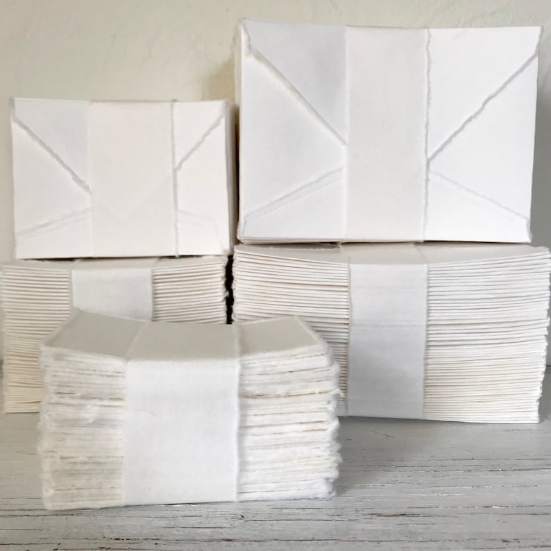 Handmade Paper Envelopes Custom Handmade Paper Custom - Etsy