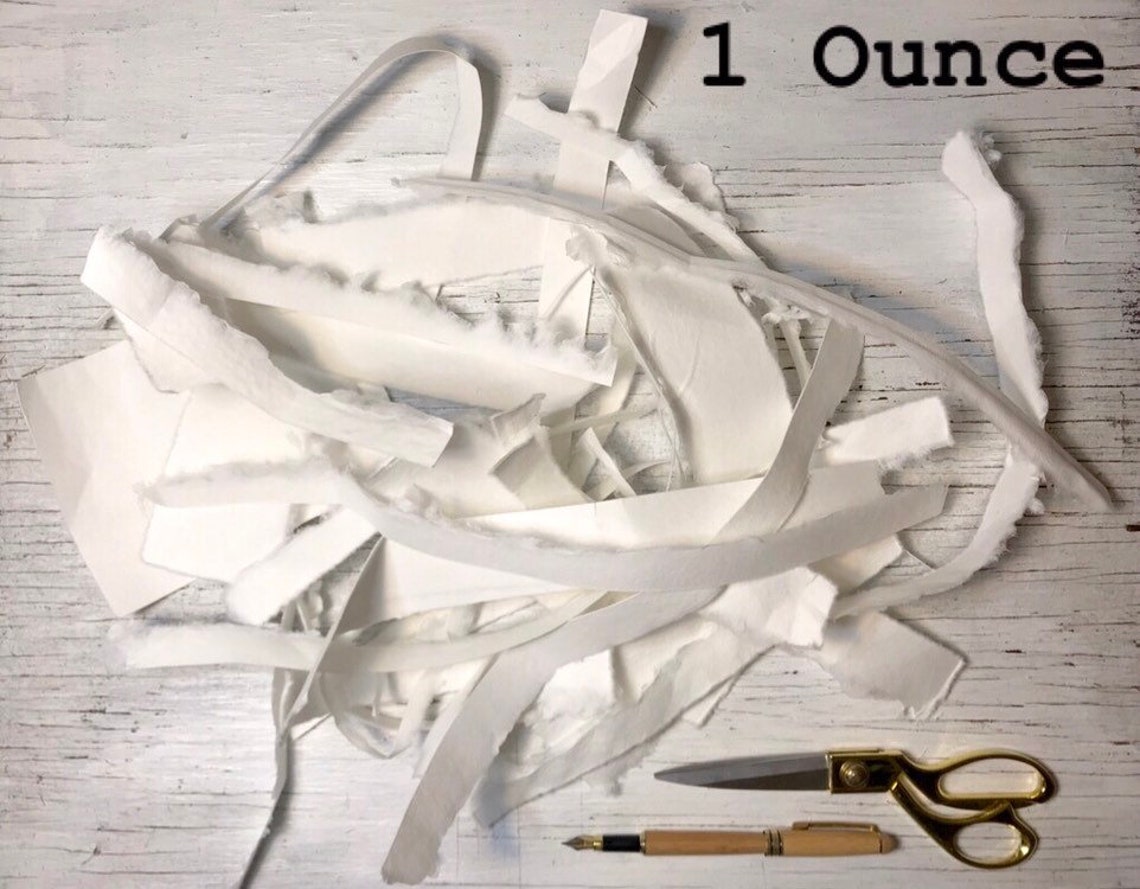 Handmade Cotton Paper Scraps: Upcycled Fiber for Papermaking & Packing ...
