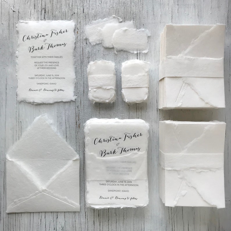 Handmade Paper Envelopes Custom Handmade Paper Custom - Etsy