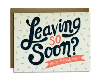 Funny Goodbye Card Sarcastic Goodbye Card Funny Retirement | Etsy