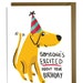 Funny Birthday Card - Dog, Excited Dog, Sweet Puppy - Etsy