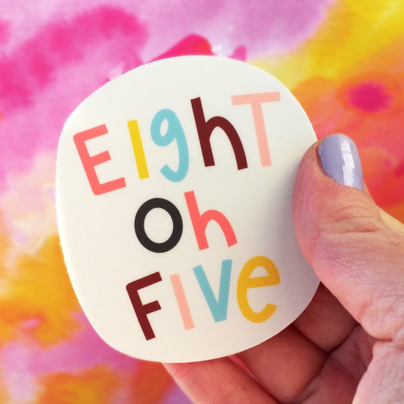 Eight Oh Five Sticker 805 Central Coast California | Etsy