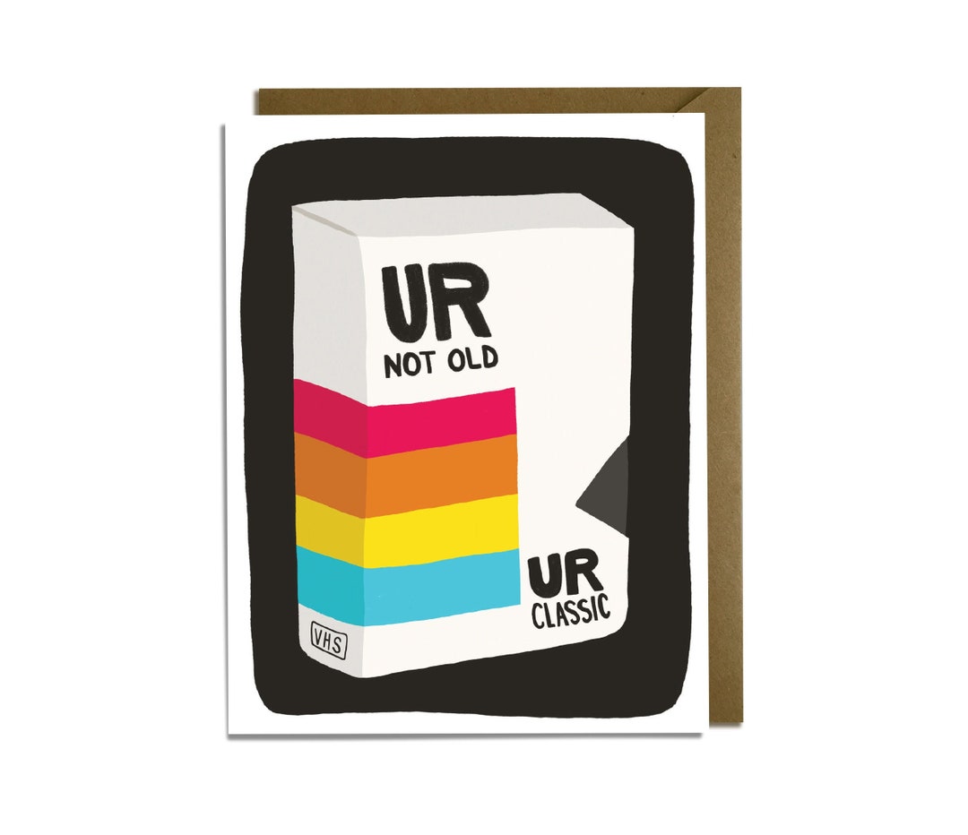 Funny Birthday Card - Retro, VHS, Videotape, Old - Etsy