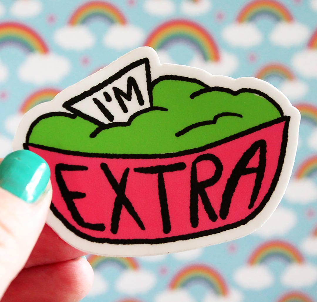 I'm Extra Sticker, Funny Sticker, Laptop Stickers, Bullet Journal ...