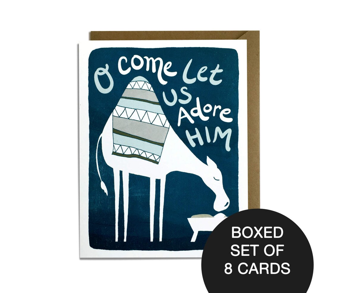 Christmas Boxed Card Set Religious Cards Nativity Baby | Etsy