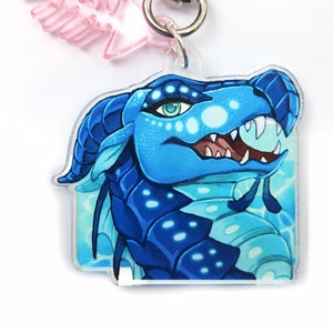 Tsunami - Wings of Fire Acrylic Charm Keychain - Etsy