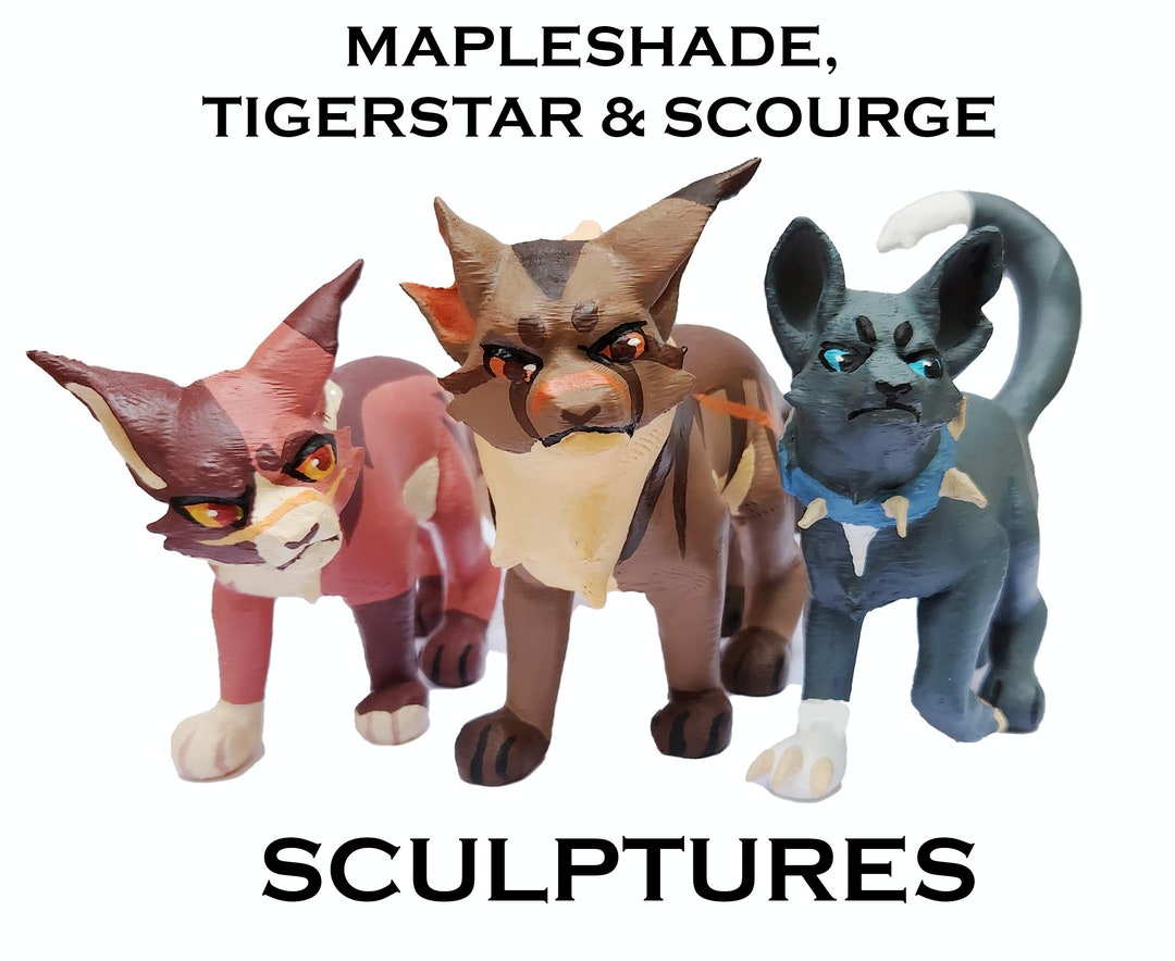 Villain Figures Mapleshade, Scourge & Tigerstar - Etsy
